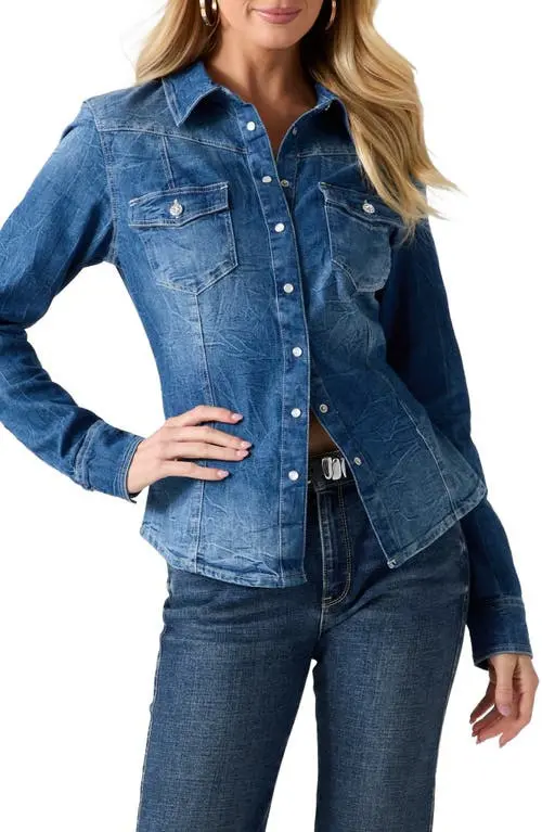 Guess Long Sleeve Woven Shirt