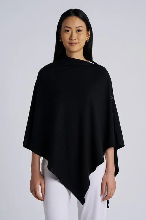 Coolibar Revilla Convertible Wrap With Upf 50+ Protection - Black