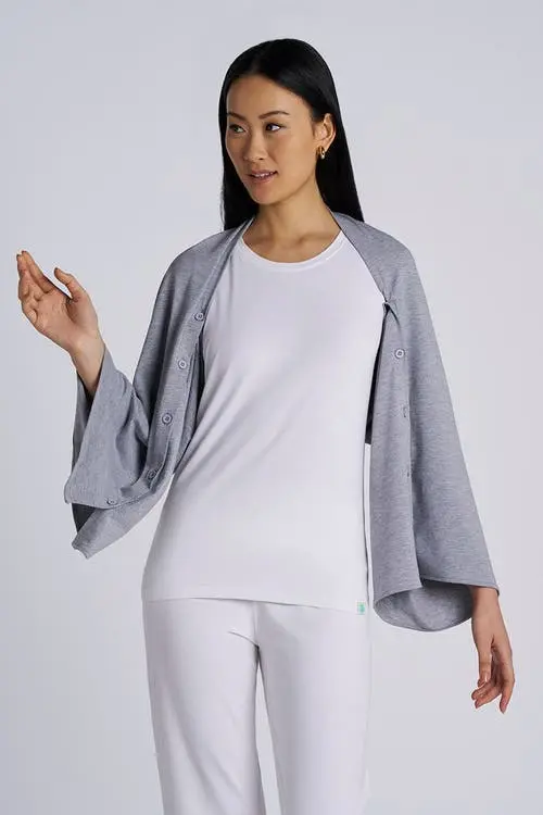 Coolibar Revilla Convertible Wrap - Grey Heather