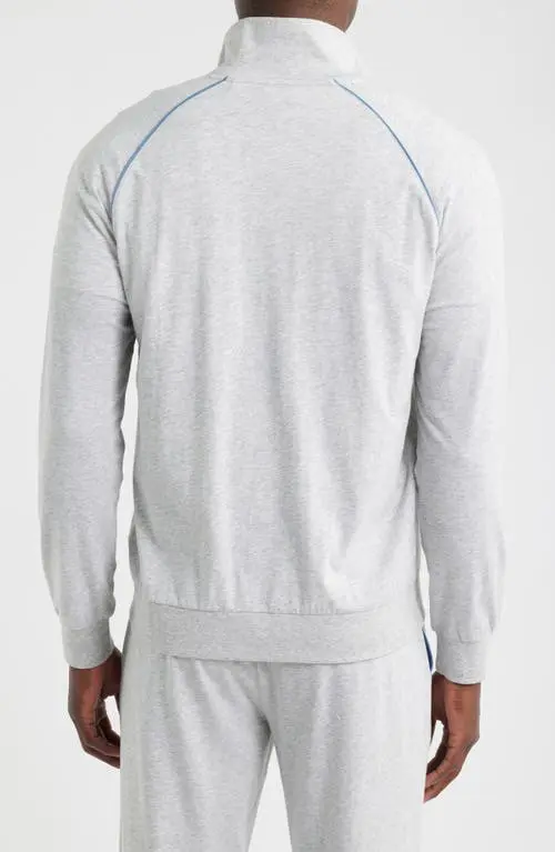 BOSS Mix Match Cotton Jersey Full Zip Jacket