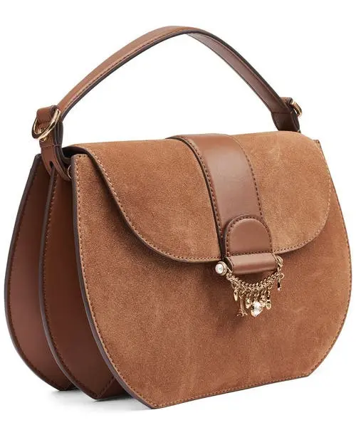 Karl Lagerfeld Paris Jocelina Suede Satchel