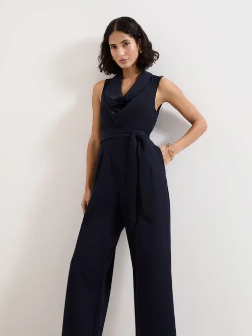 PHASE EIGHT Emry Cowl Neck Jumpsuit