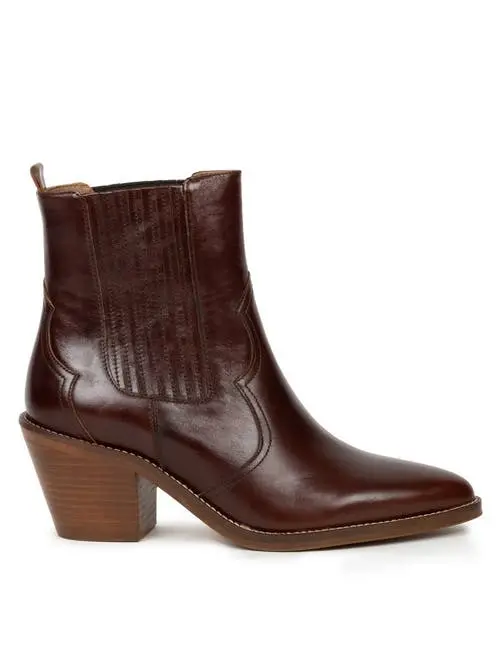 BOBBIES Dakota Flat Boots - Brownie