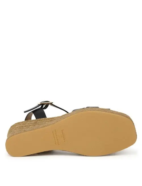BOBBIES Hisa Espadrille Wedges - Passion Black