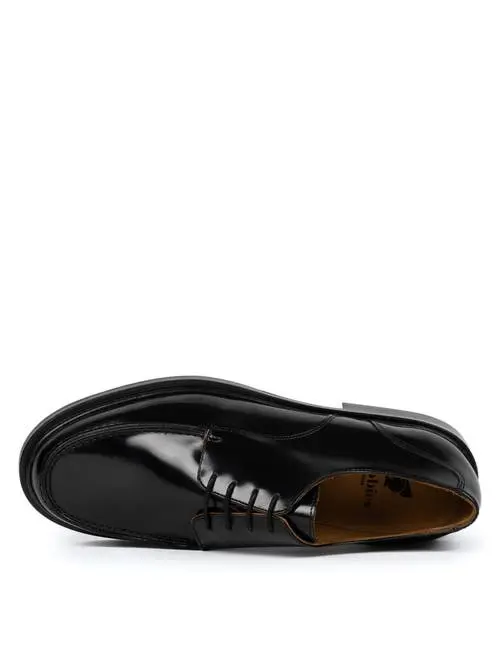 BOBBIES Cole" Moc Toe Derby Shoes - Black Siyah