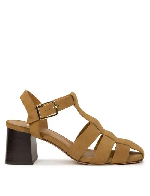 BOBBIES Ezra Heeled Sandals - Nutmeg