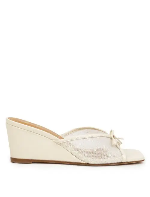 BOBBIES Lepic Heeled Sandals - Milk