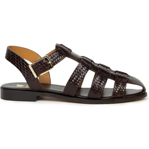 BOBBIES Romane Fisherman Flat Sandals - Irish Coffee