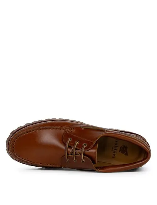 BOBBIES Harry Boat Shoes - Armagnac