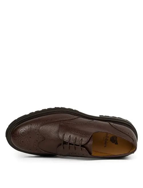 BOBBIES Oscar Derbies & Oxfords - Fogo Brown