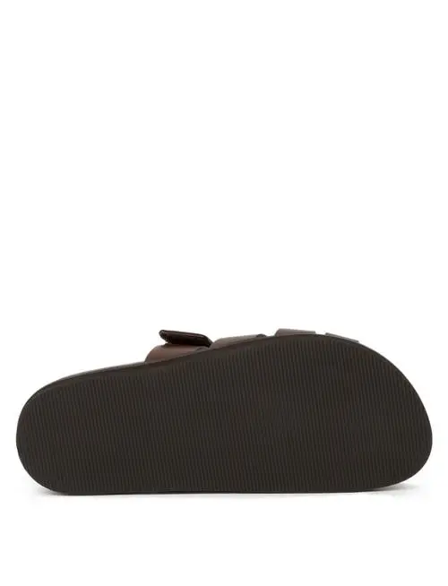 BOBBIES Atlas Flat Sandals - Chocolate