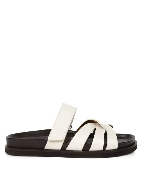 BOBBIES Atlas Flat Sandals - Milk