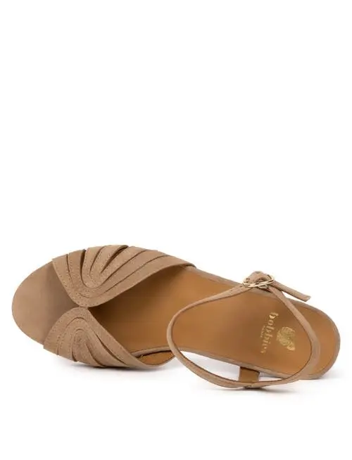 BOBBIES Eileen Heeled Sandals - Savannah
