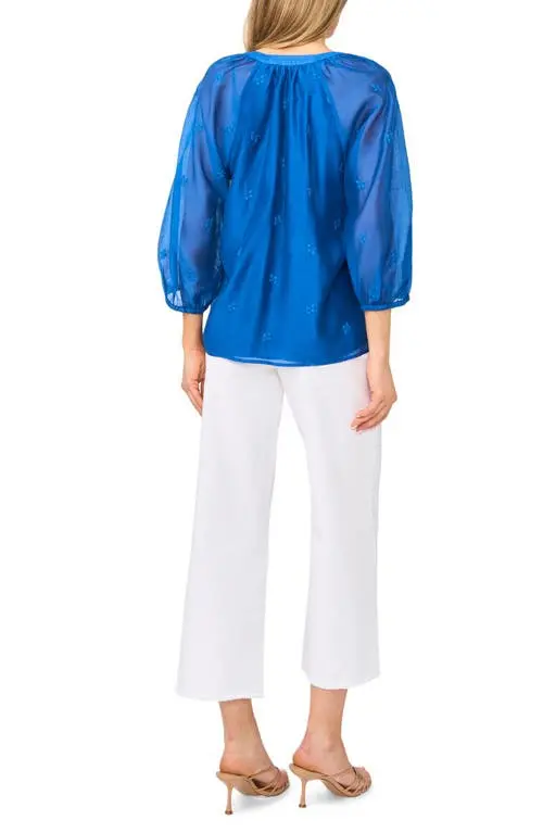 Halogen Raglan Sleeve Balloon Top - Blueberry