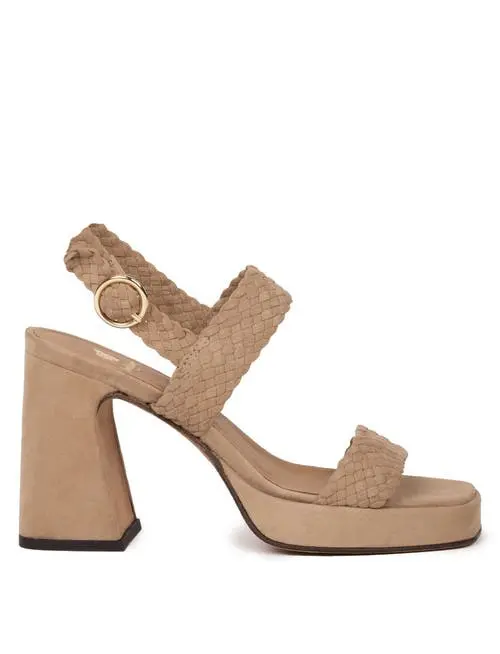 BOBBIES Sophie Heeled Sandals - Savannah