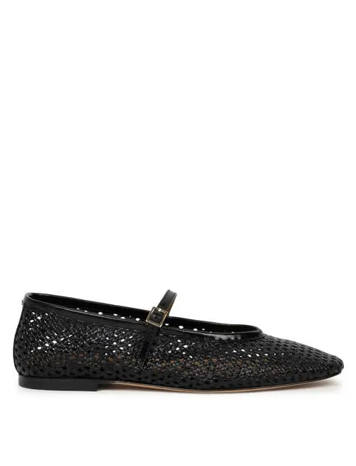 BOBBIES Maya Ballet Flats - Absolute Black