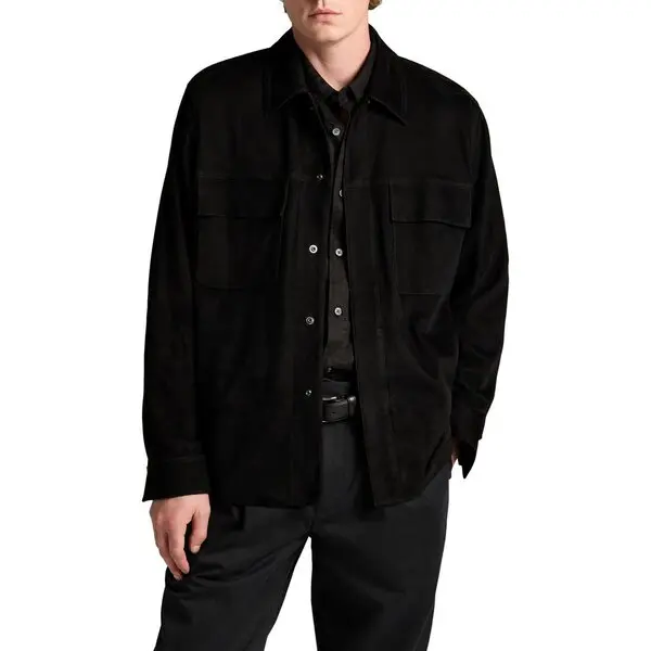 Vince Suede Shirt Jacket