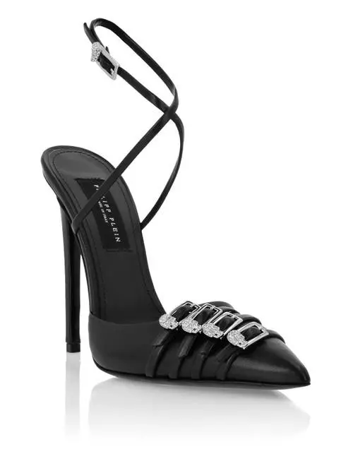 Philipp Plein Multi-strap Crossing High Heels 12