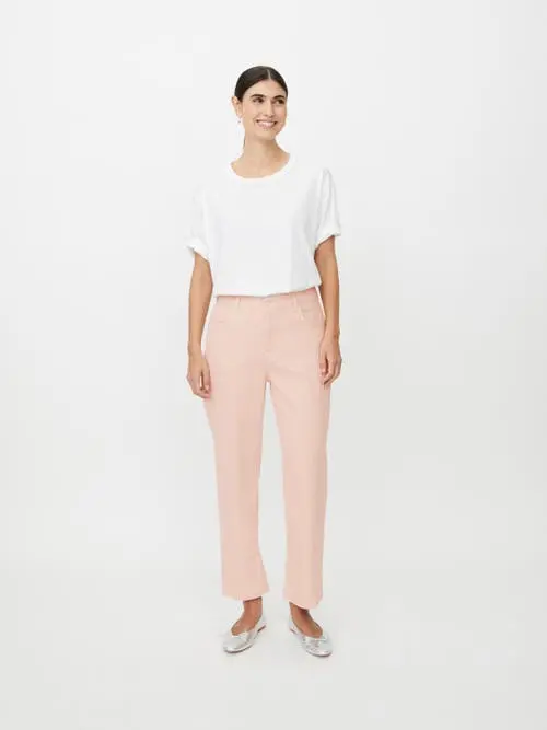 MASAI COPENHAGEN Mid-rise Cropped Wide-leg Jeans - Primrose