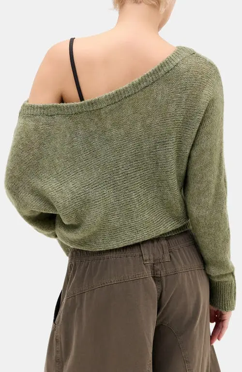 BDG URBAN OUTFITTERS Jordan Slouch Off The Shoulder Sweater