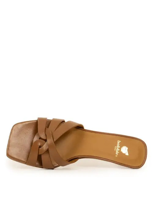 BOBBIES Isalie Heeled Sandals - Camel