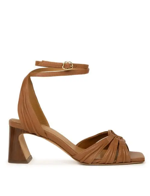 BOBBIES Ornelle Heeled Sandals - Camel