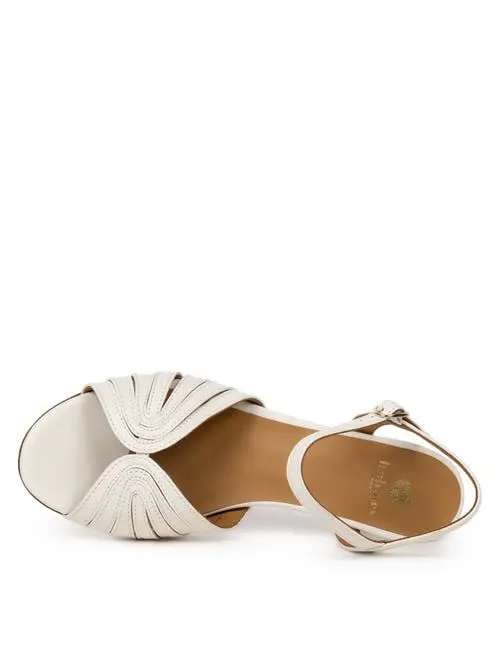 BOBBIES Alya Heeled Sandals - Milk