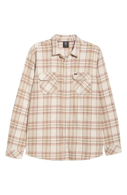 Rip Curl Griffin Plaid Cotton Flannel Button-up Shirt
