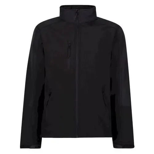 REGATTA Reid Softshell Wind Resistant Water Repellent Jacket - Black