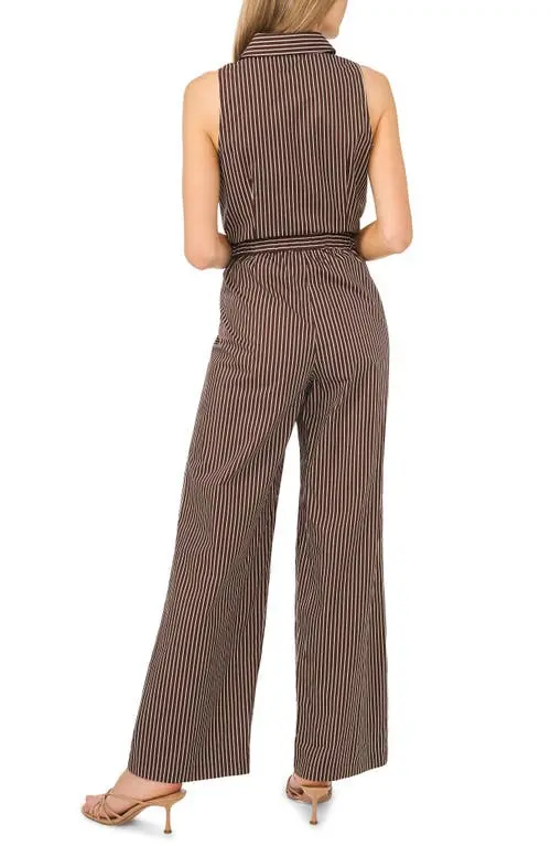 Halogen Striped Pull On Pants With Side Slits
