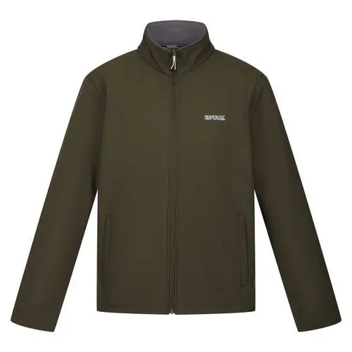 REGATTA Cera V Wind Resistant Soft Shell Jacket - Dark Khaki