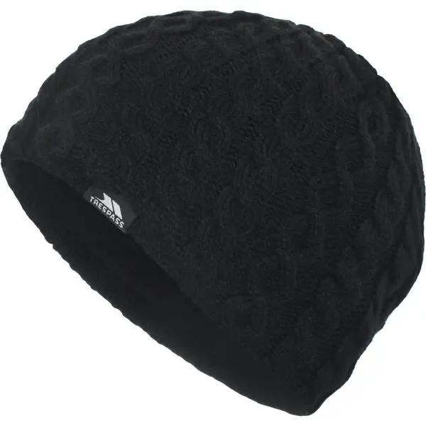 TRESPASS Kendra Beanie Hat - Black