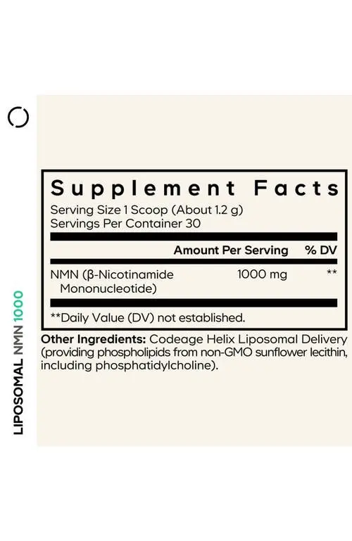 CODEAGE Liposomal Nmn 1000mg Powder