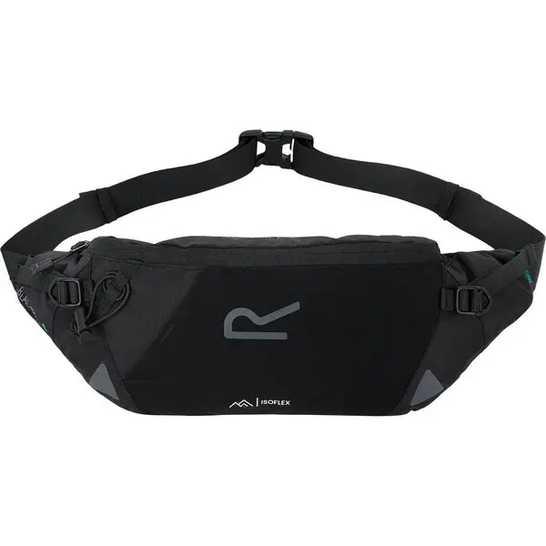 REGATTA Fell 4 Reflective 1.3gal Waist Bag - Black