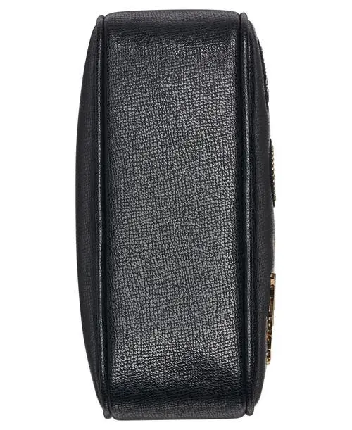 Karl Lagerfeld Paris Maybelle Camera Crossbody Bag With Embellishments - Black/gold