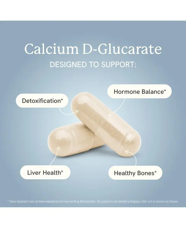 SMNUTRITION Calcium D-glucarate 500mg Supplement For Hormone And Liver Support