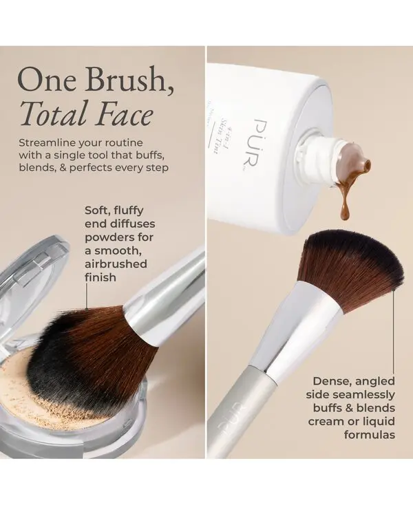 PUR MINERALS 2-in-1 Foundation & Finishing Brush