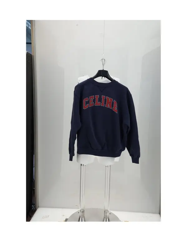 Celine Loose Sweatshirt With Logo - Multicolor