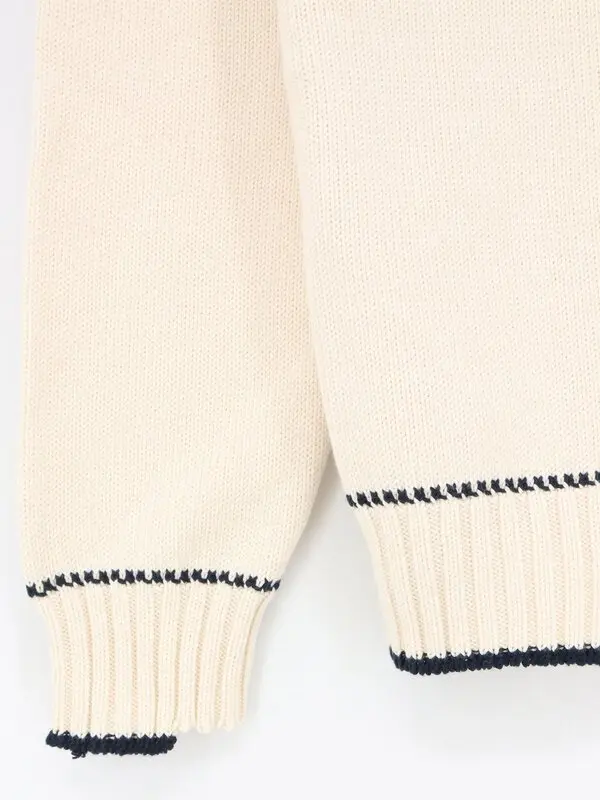 GOLDEN GOOSE Ribbed Cotton Sweater