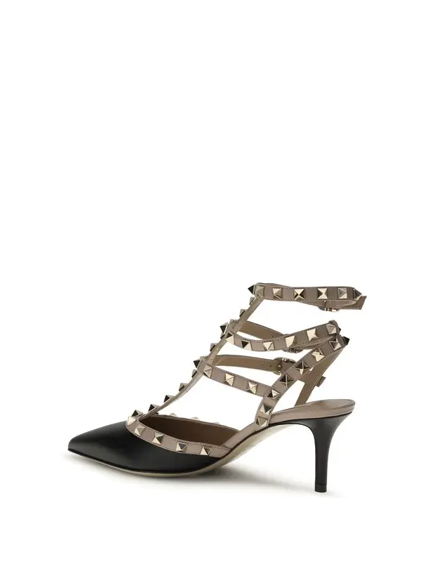 Valentino Garavani Rockstud Pumps With Ankle Straps