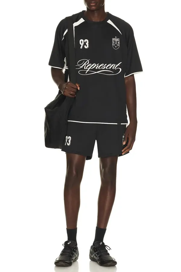 REPRESENT Black Star Football Top
