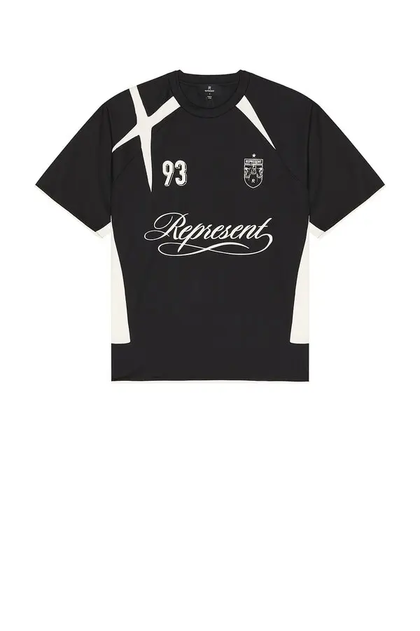 REPRESENT Black Star Football Top