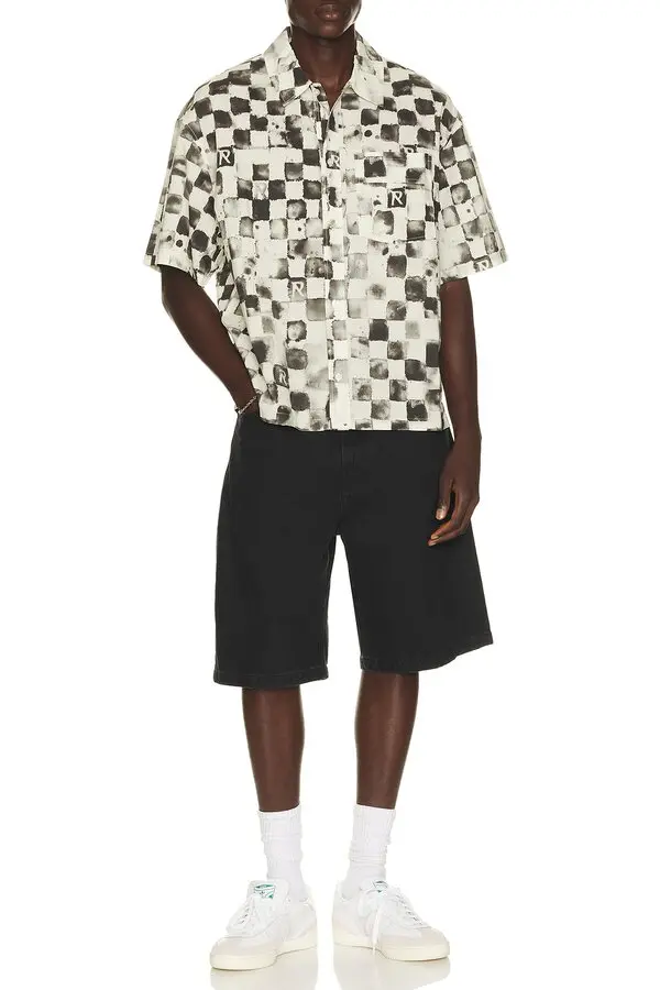 REPRESENT Pool Side Shirt In White