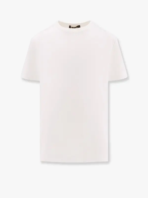 Loro Piana Cotton T-shirt With Embroidered Logo - Multicolor