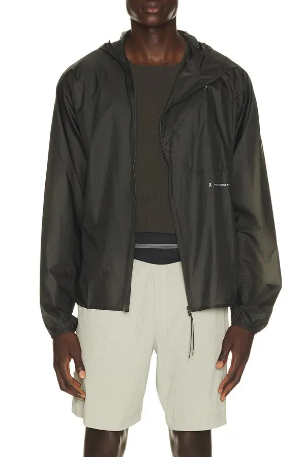 On X Paf Zero Jacket Paf In Black - Molasses