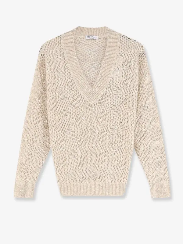 Brunello Cucinelli Cashmere Pullover - Cream