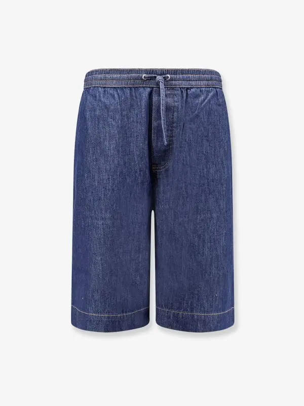 Loewe Cotton Bermuda Shorts With Anagram Logo