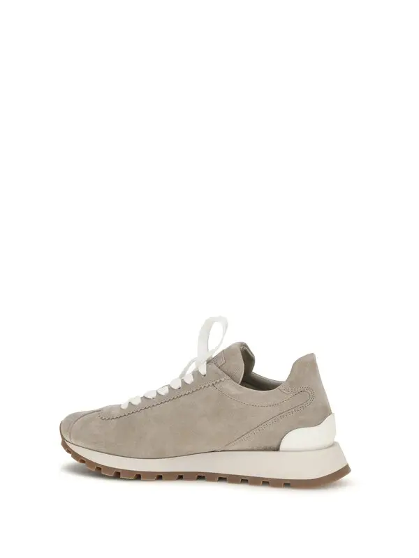 Brunello Cucinelli Suede Lace-up Sneakers