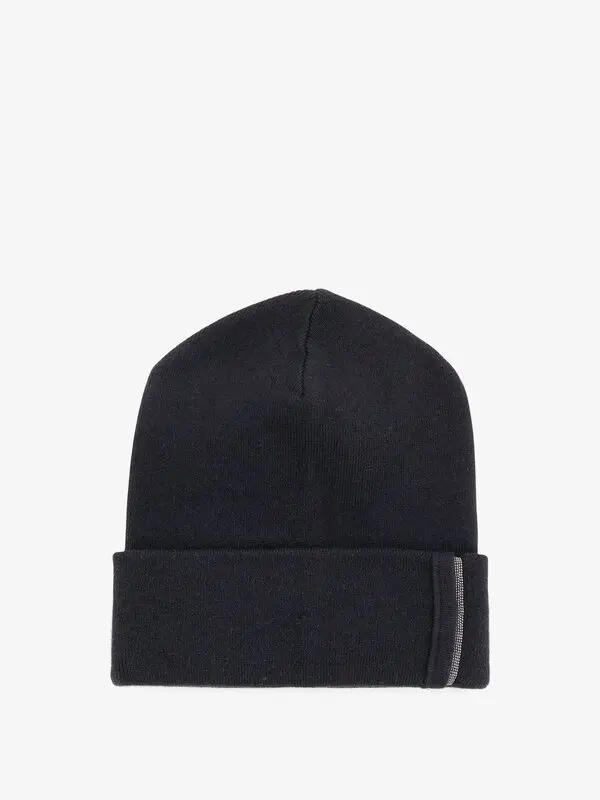 Brunello Cucinelli Cashmere Hat With Monili Detail