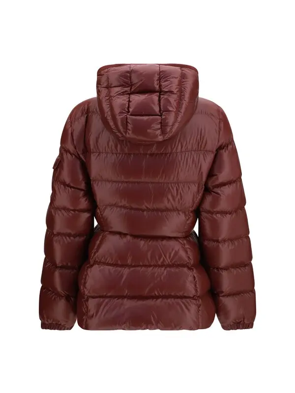 Moncler Barante Short Hooded Down Jacket - Red